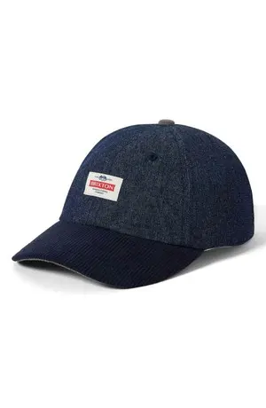 Brixton Altered Threads Baseball Cap - Medium Wash Denim