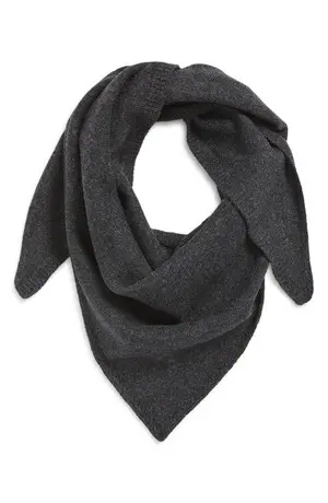 Paloma Wool Prima Extrafine Merino Wool Triangle Scarf - Grey