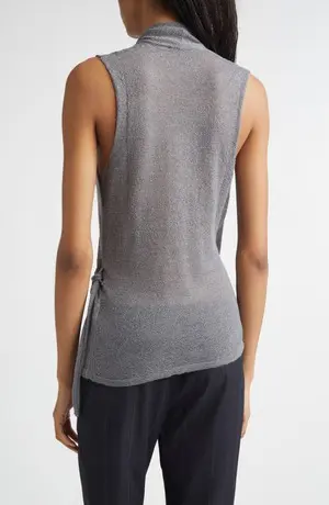 Paloma Wool Baby Alpaca & Merino Wool Blend Wrap Top