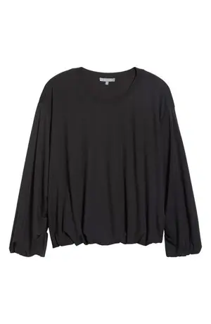Wit & Wisdom Blouson Knit Top - Black