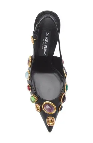 Dolce & Gabbana Embellished Slingback Pumps