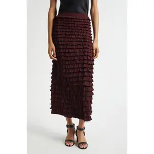 Ulla Johnson Mimi Ruffle Midi Skirt