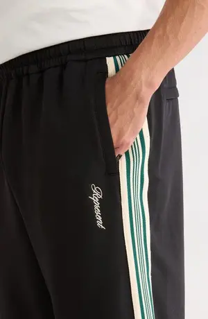 REPRESENT Embroidered Logo Tape Stripe Track Pants