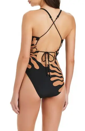 Sanctuary Printed One-piece Swimsuit