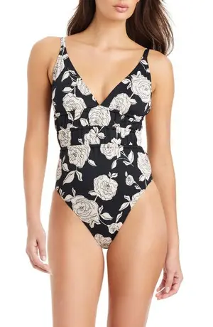 Sanctuary Floral Print One-piece Swimsuit