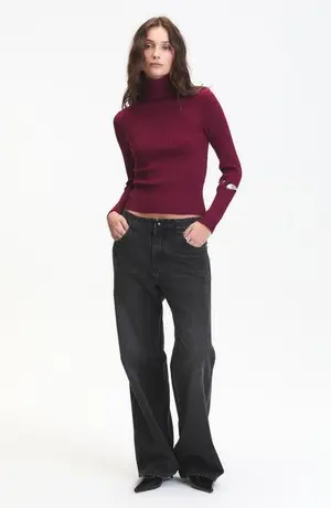 Deluc Mylo Ribbed Turtleneck Sweater