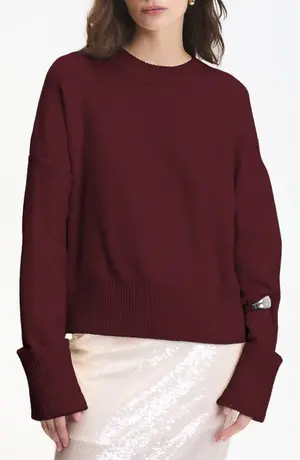 Deluc Ryan Crewneck Sweater - Bordeaux