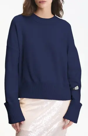 Deluc Ryan Crewneck Sweater - Navy