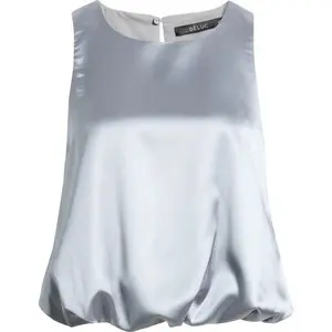 Deluc Leonard Crop Sleeveless Top - Silver