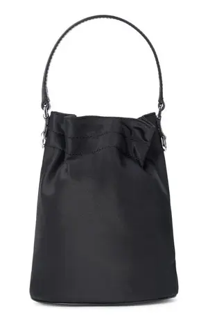 Staud Lila Satin Mini Bucket Bag