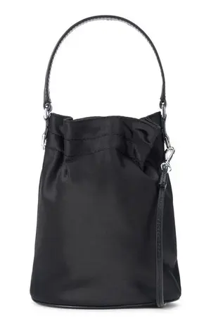 Staud Lila Satin Mini Bucket Bag