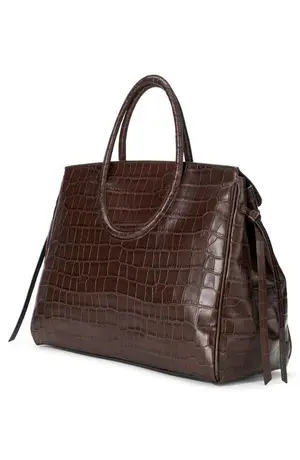 Staud Maude Leather Carryall Bag