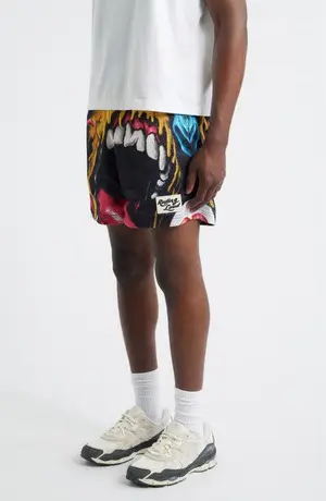 ROLLING LOUD Graphic Mesh Shorts
