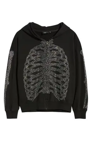 ROLLING LOUD Bones Zip Up Hoodie