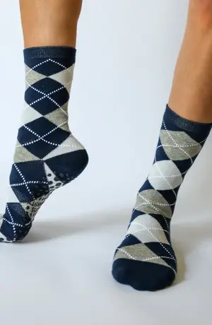 PILATES UNIVERSITY 1883 Assorted Ivy League Crew Socks