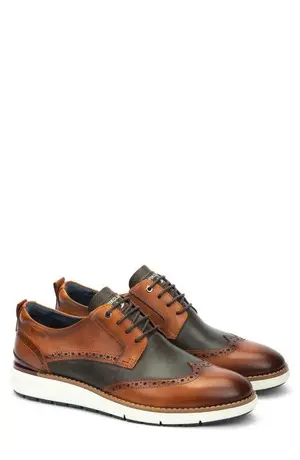 Pikolinos Manacor Wingtip Oxford - Brandy