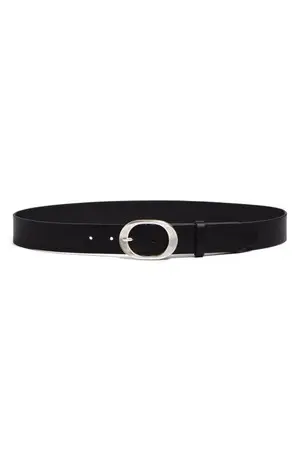 Rag & Bone Vera Leather Belt Black