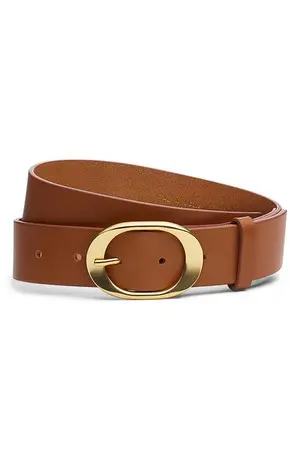 Rag & Bone Vera Leather Belt Cinnamon