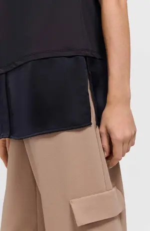 Foxcroft Sasha Sleeveless Tunic - Black