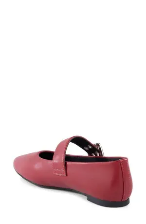 Bc Footwear Spinning Around Mary Jane Flat - Red