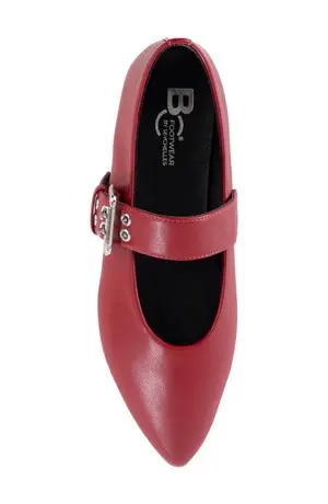 Bc Footwear Spinning Around Mary Jane Flat - Red