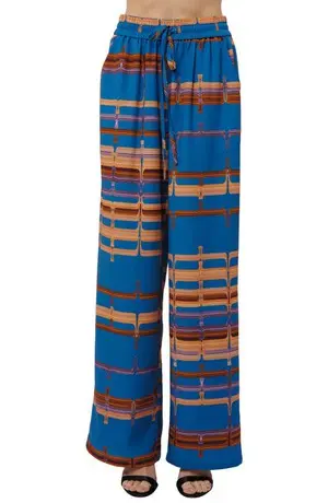 CIEBON Gina Printed Wide Leg Pants