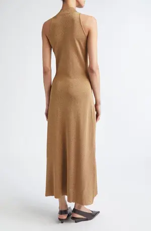 Altuzarra Mitzi Metallic Jersey Dress
