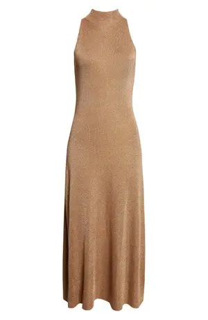 Altuzarra Mitzi Metallic Jersey Dress