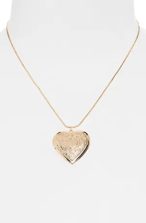Bp. Heart Pendant Necklace
