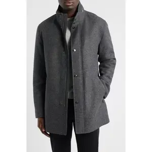 Boss Straight Hem Coats For Men