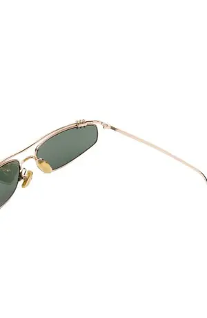 Dezi Linked Up Sunglasses - Linked Up Gold/dark Moss