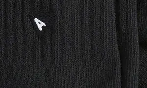 ARVIN GOODS 3-pack Quarter Crew Socks - Black