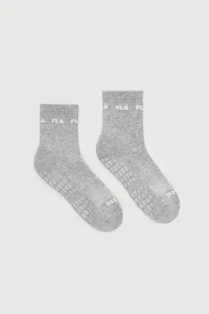 FRAISE Sport Grip Crew Socks - Steel