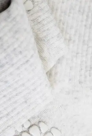 FRAISE Crew Grip Socks Set Of Three - Heather Oat