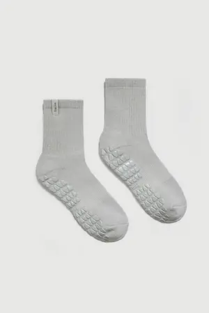 FRAISE Classic Crew Grip Socks Fog