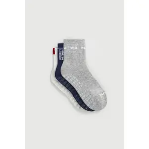 FRAISE The Sport Set Grip Socks - Steel/varsity/crimson