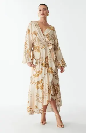 SAVEL Julia Midi Wrap Dress