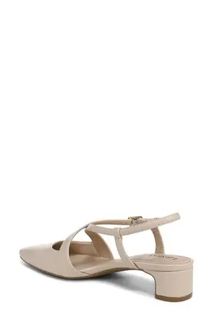 LIFESTRIDE Lavina Slingback Pumps - Seashell Beige