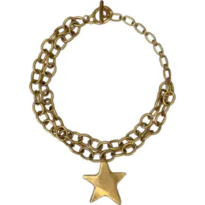 SCCOLLECTION Gia Star Pendant Necklace - Gold