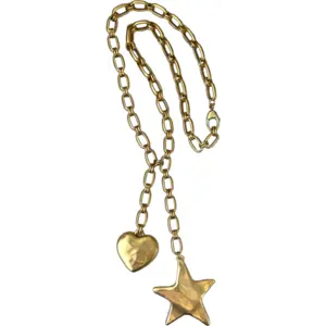 SCCOLLECTION Notte Charm Lariat Necklace - Gold