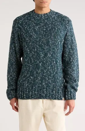 Carhartt Work In Progress Kyloe Crewneck Sweater - Deep Lagoon Heather