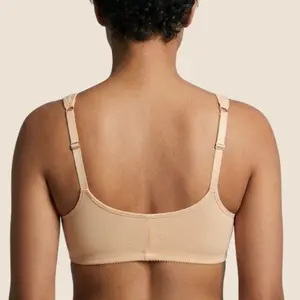 MEADOW Ease Cotton Front Closure Bra For Mastectomy - Buff