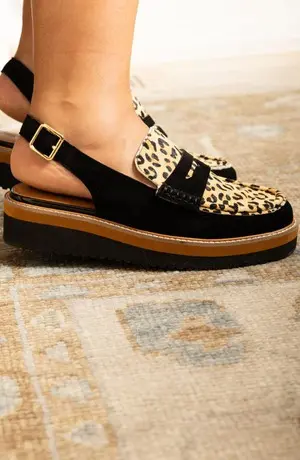 L'AMOUR DES PIEDS Zuree Calf Hair Slingback Loafer