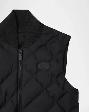 Burberry Devonside Quilted Vest - Black