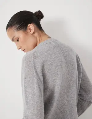 HUSH Scarlett Cashmere V-neck Sweater