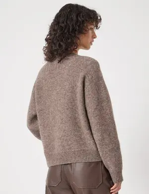 HUSH Star Jacquard Wool Blend Sweater