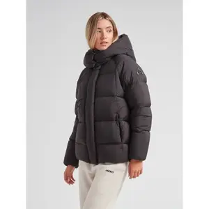 JACK1T Hooded Down Jacket - Black/stone