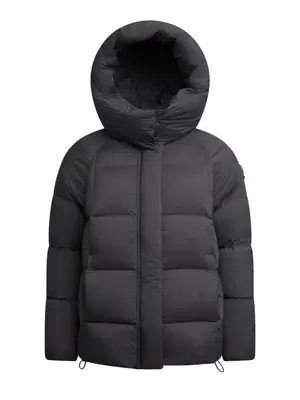JACK1T Hooded Down Jacket - Black/stone