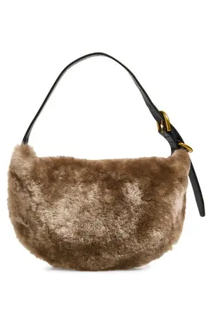 Rag & Bone Mercer Small Shearling Hobo