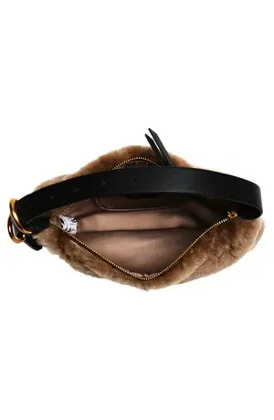 Rag & Bone Mercer Small Shearling Hobo